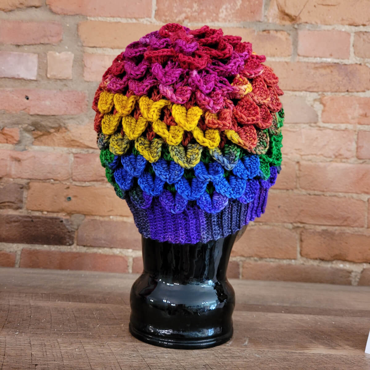 Dragon Scale Hat Pattern - Momo Crochet | Tink & The Frog Yarn Shop ...